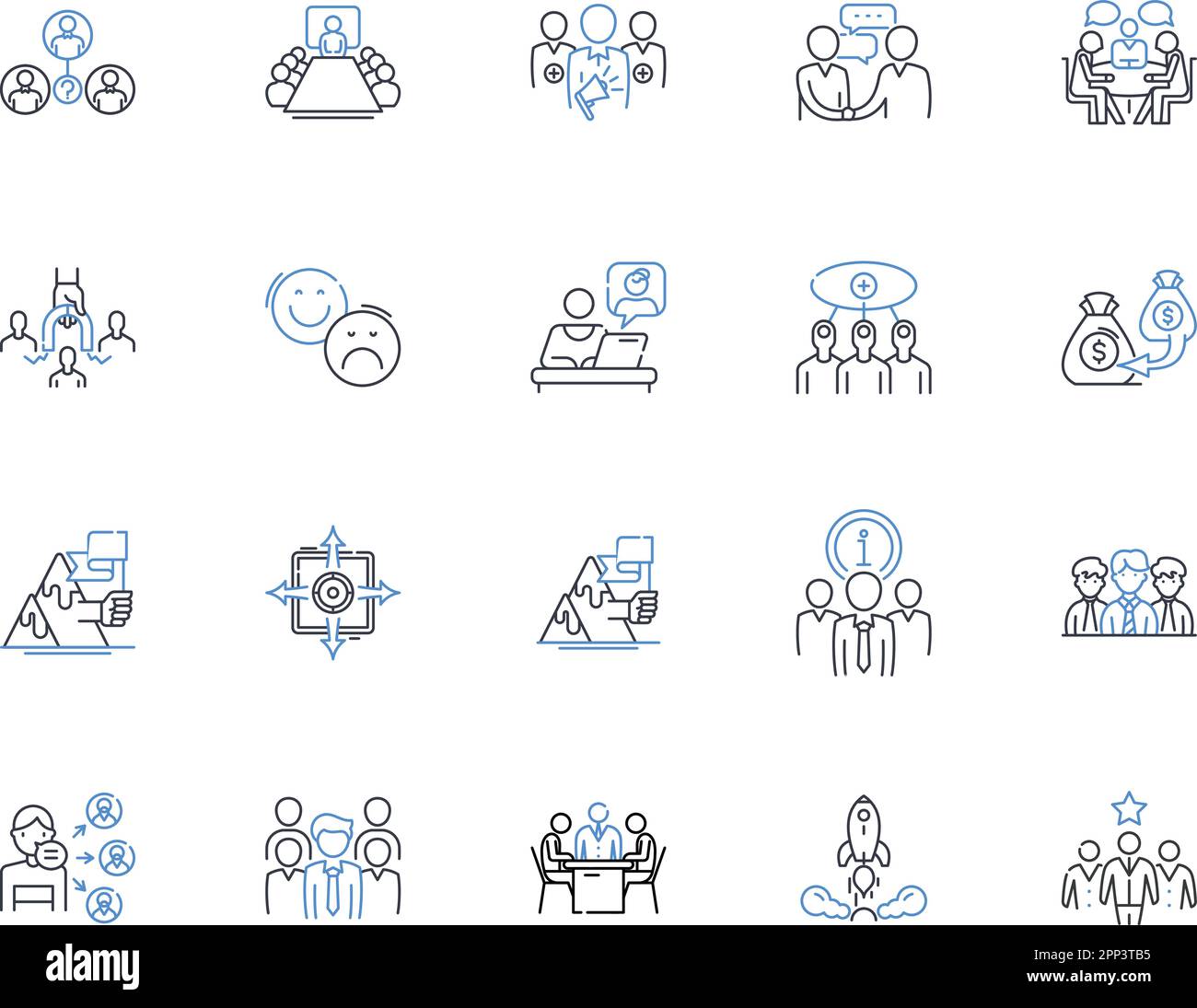 Synergy alliance line icons collection. Collaboration, Partnership ... Synergy alliance line icons collection. Collaboration, Partnership ...