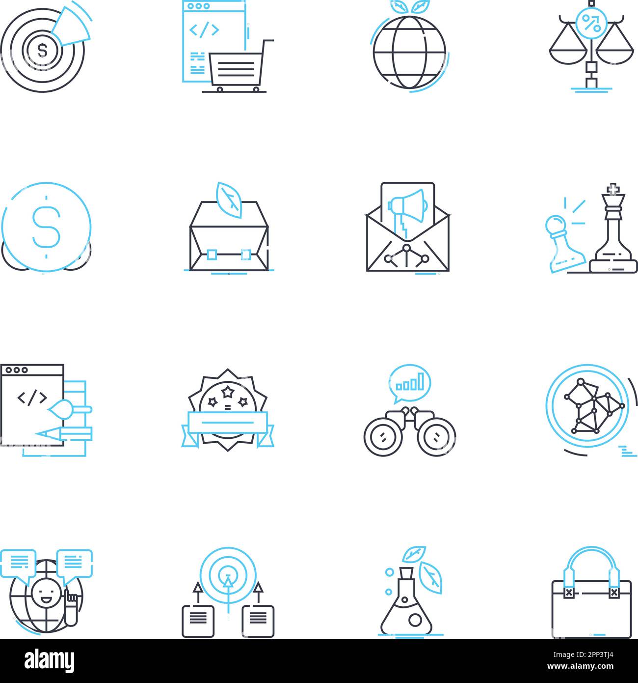 Financial advancement linear icons set. Investment, Saving, Wealth ... Financial advancement linear icons set. Investment, Saving, Wealth ...