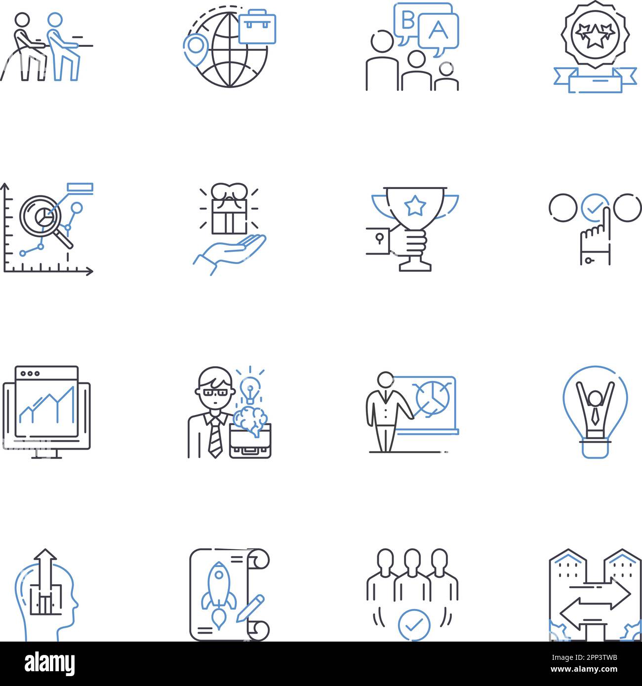 Visionary thinking line icons collection. Innovation, Creativity ... Visionary thinking line icons collection. Innovation, Creativity ...