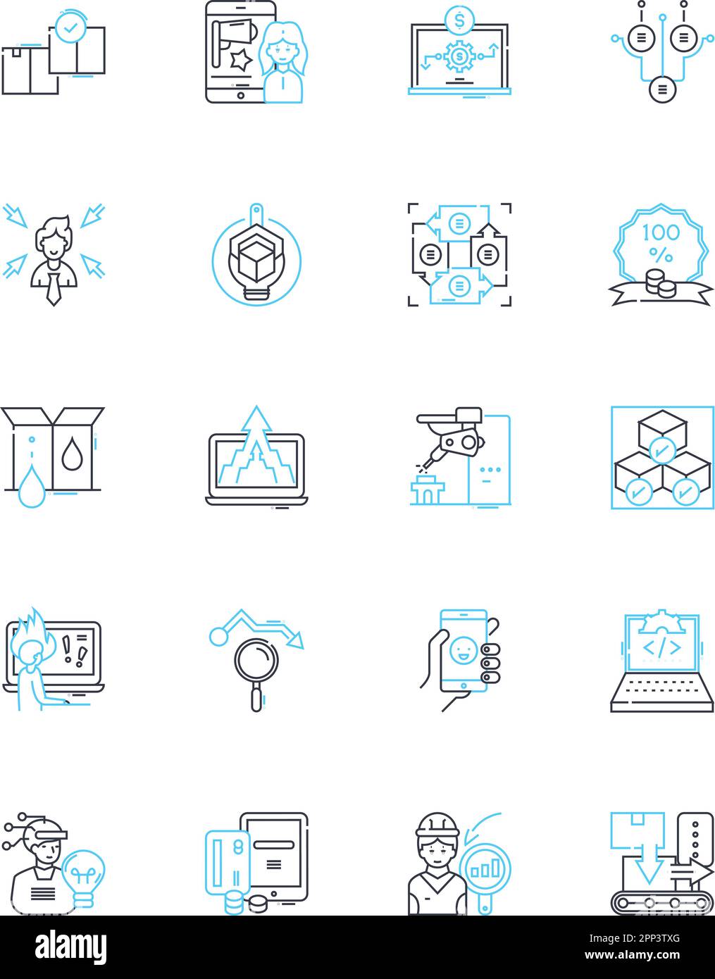 Market research linear icons set. Insights, Demographics, Segmentation ... Market research linear icons set. Insights, Demographics, Segmentation ...