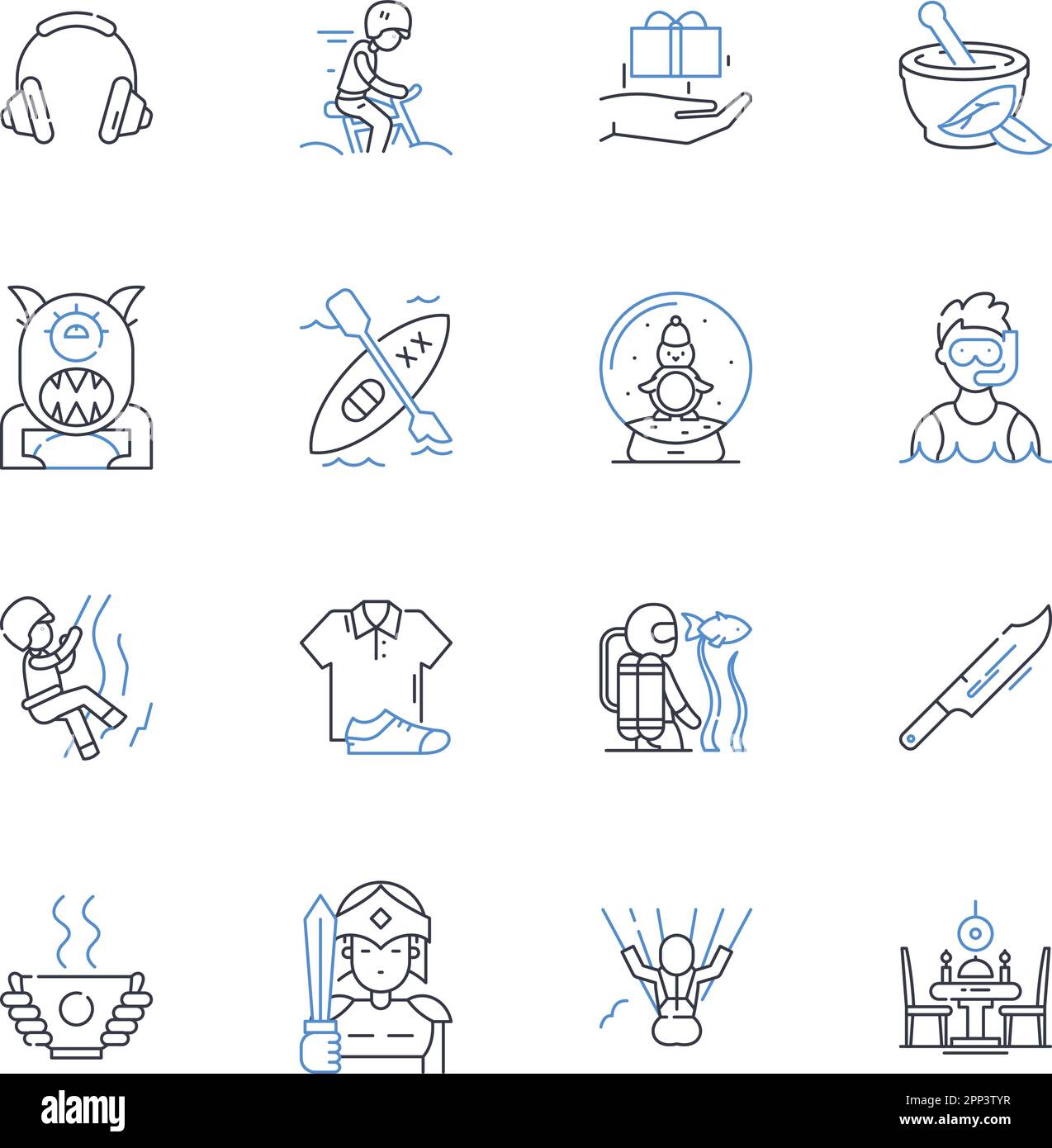 Scenic drives line icons collection. Panoramic, Breathtaking, Serene ...