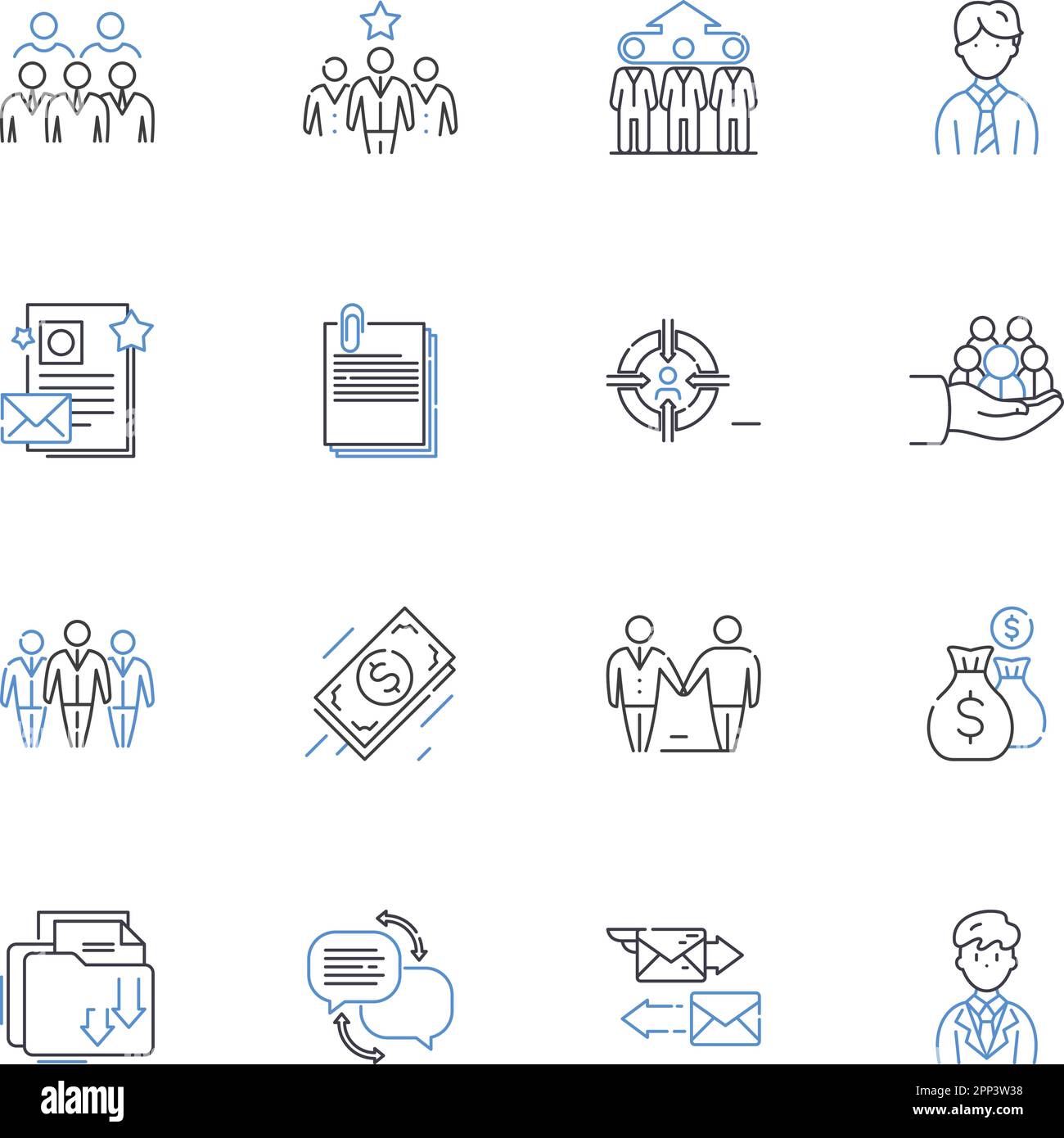 Innovation Management Line Icons Collection Disruption Creativity