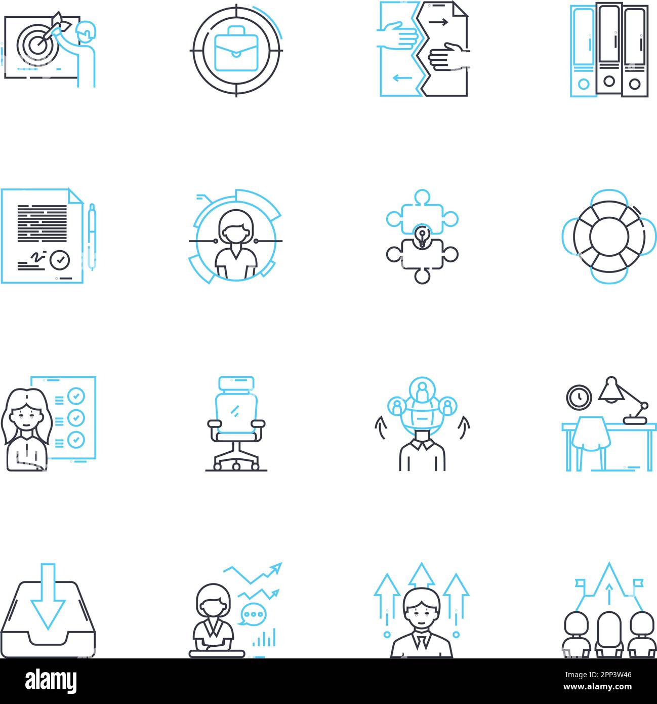 Information tracking linear icons set. Monitoring, Surveillance ... Information tracking linear icons set. Monitoring, Surveillance ...
