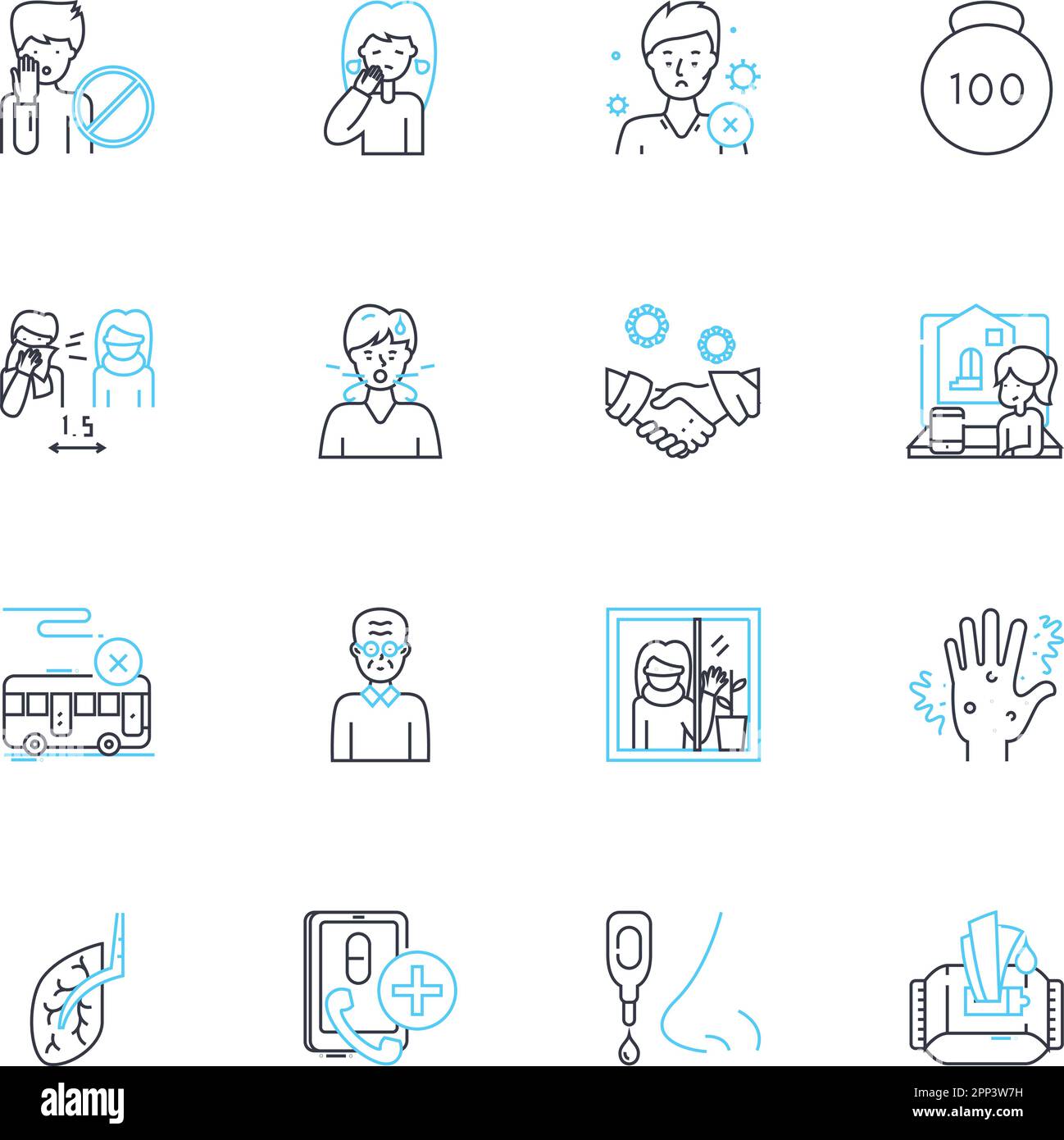Internet security linear icons set. Encryption, Firewall, Malware ... Internet security linear icons set. Encryption, Firewall, Malware ...