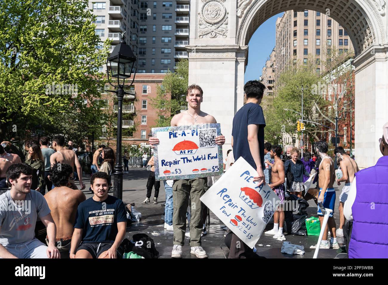 AEPI fraternity of NYU raising money for Repair the World and childrens ...