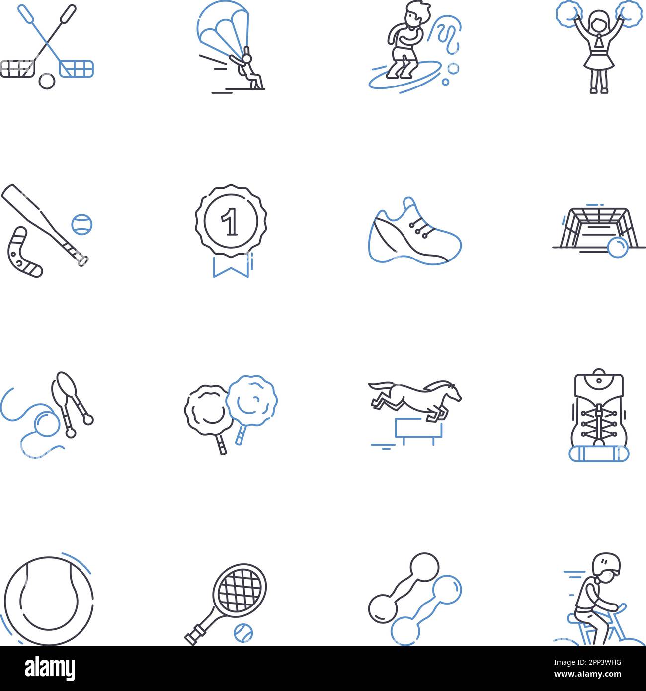 Boxing line icons collection. Jab, Hook, Uppercut, Cross, Foork ...
