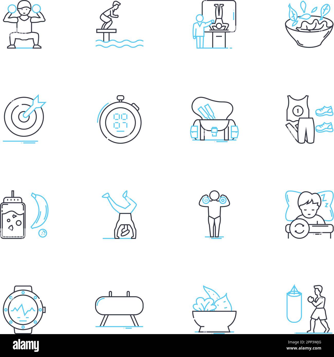 High knees workout Stock Vector Images - Alamy