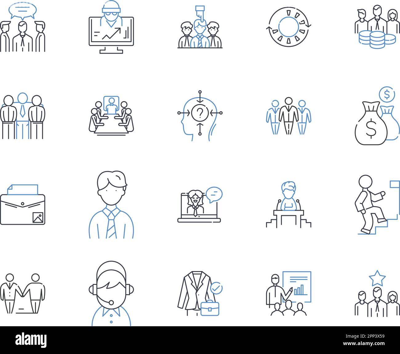 Calendar management line icons collection. Planning, Scheduling ... Calendar management line icons collection. Planning, Scheduling ...
