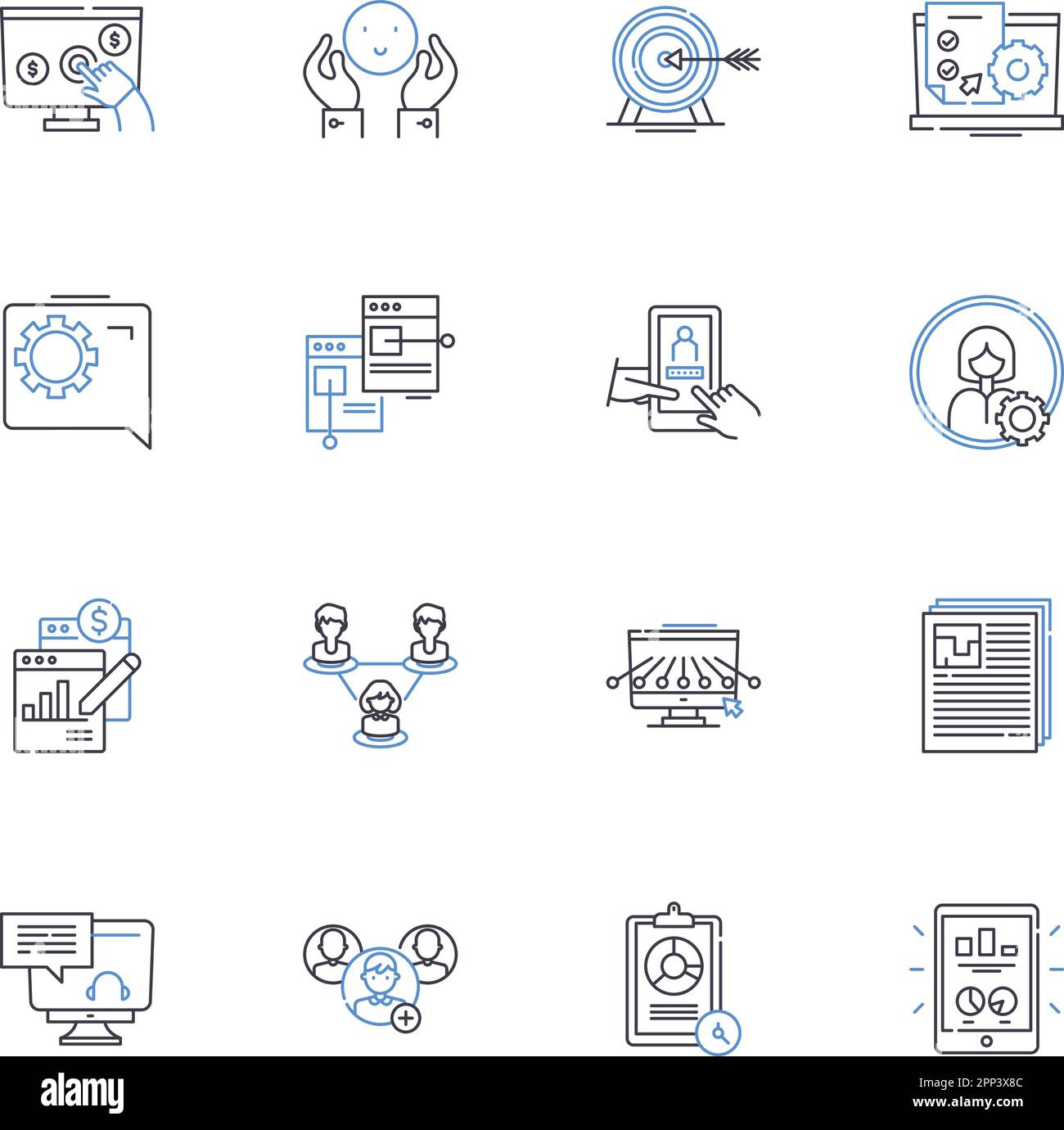 Viral marketing line icons collection. Shareability, Social, Contagious ...