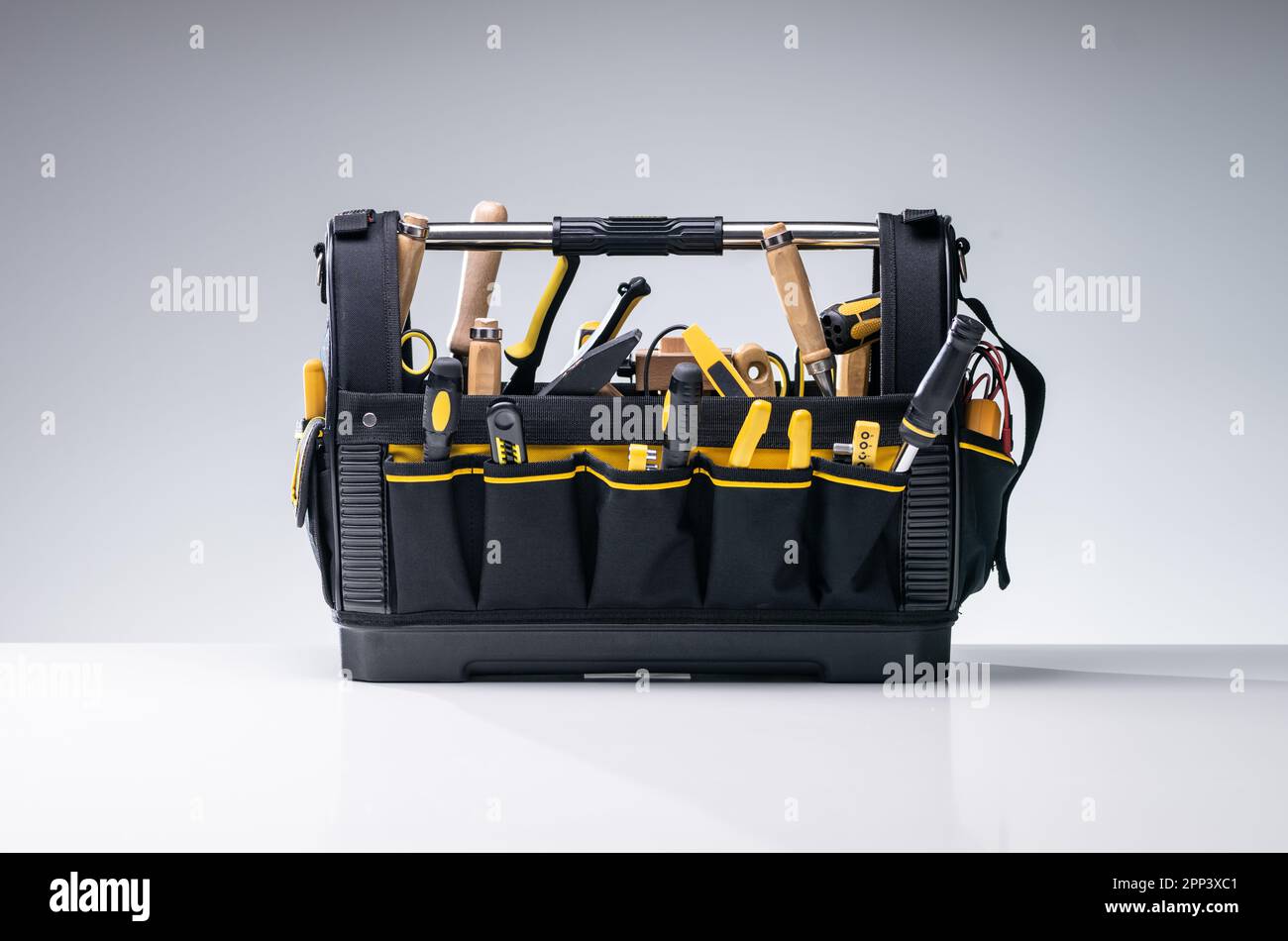 Handyman Service Toolbox Or Tool Box. Workshop Toolkit Stock Photo - Alamy
