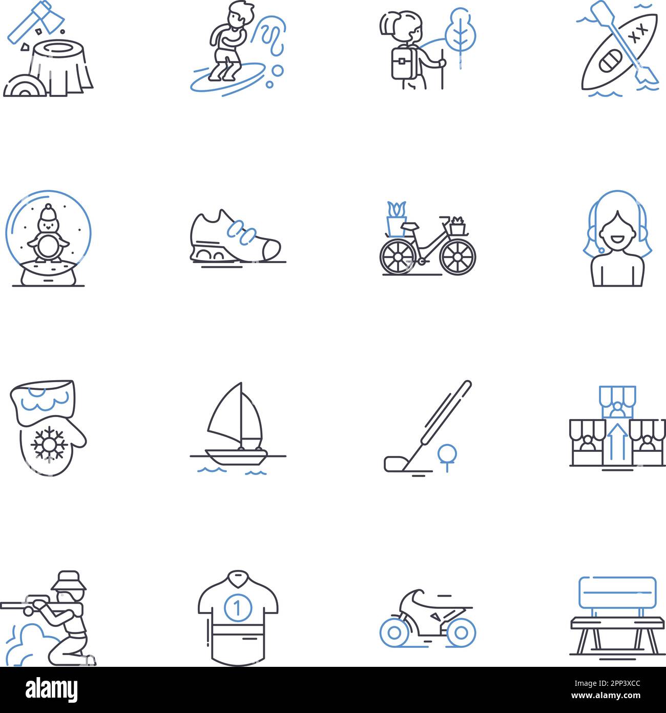 Sportsmanship line icons collection. Respect, Integrity, Fairness, Hsty ...