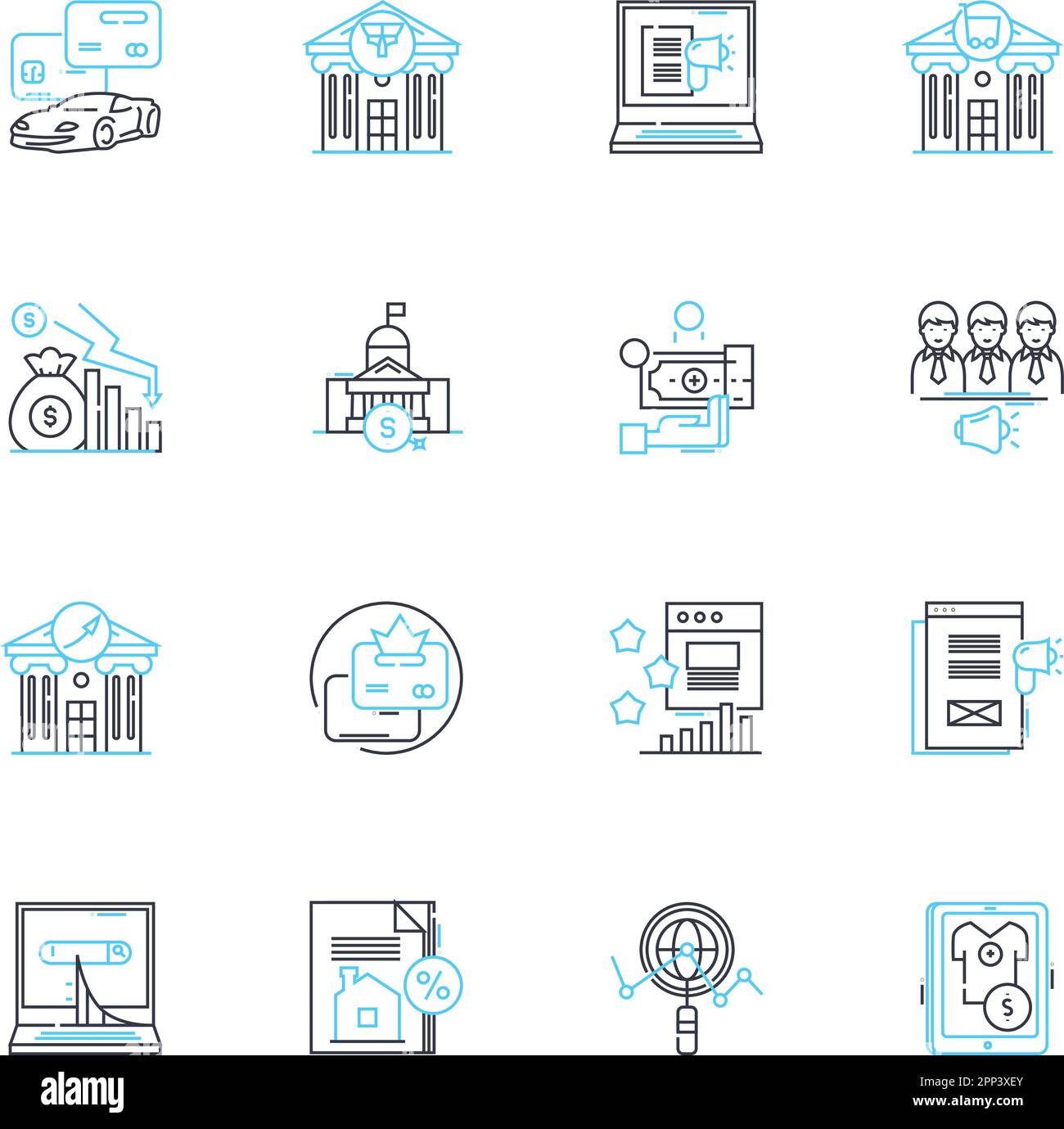 My supervision linear icons set. Guidance, Support, Feedback, Learning ...