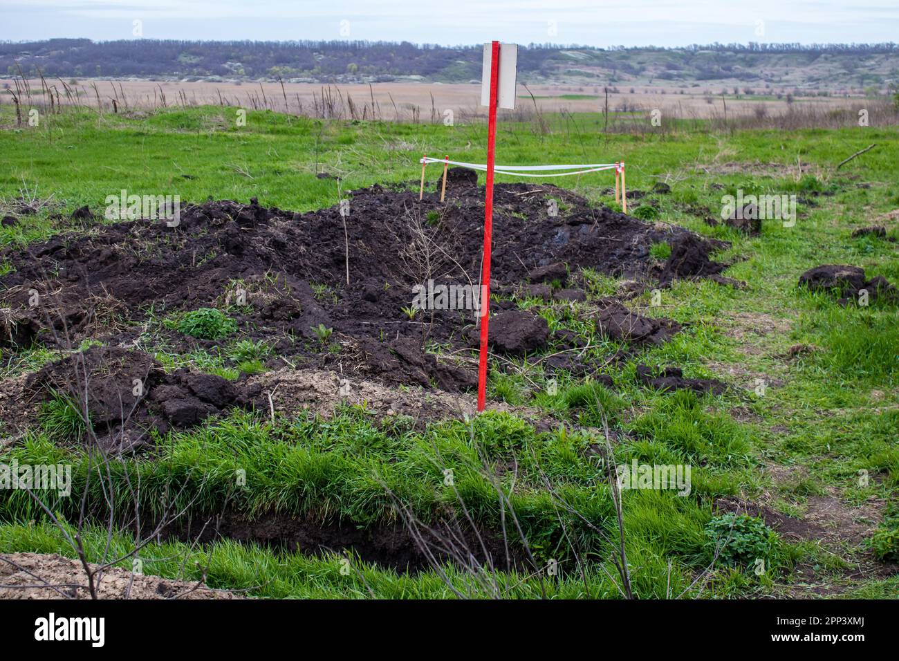 Various Russian anti-tank, anti-personnel and explosive mines collected ...