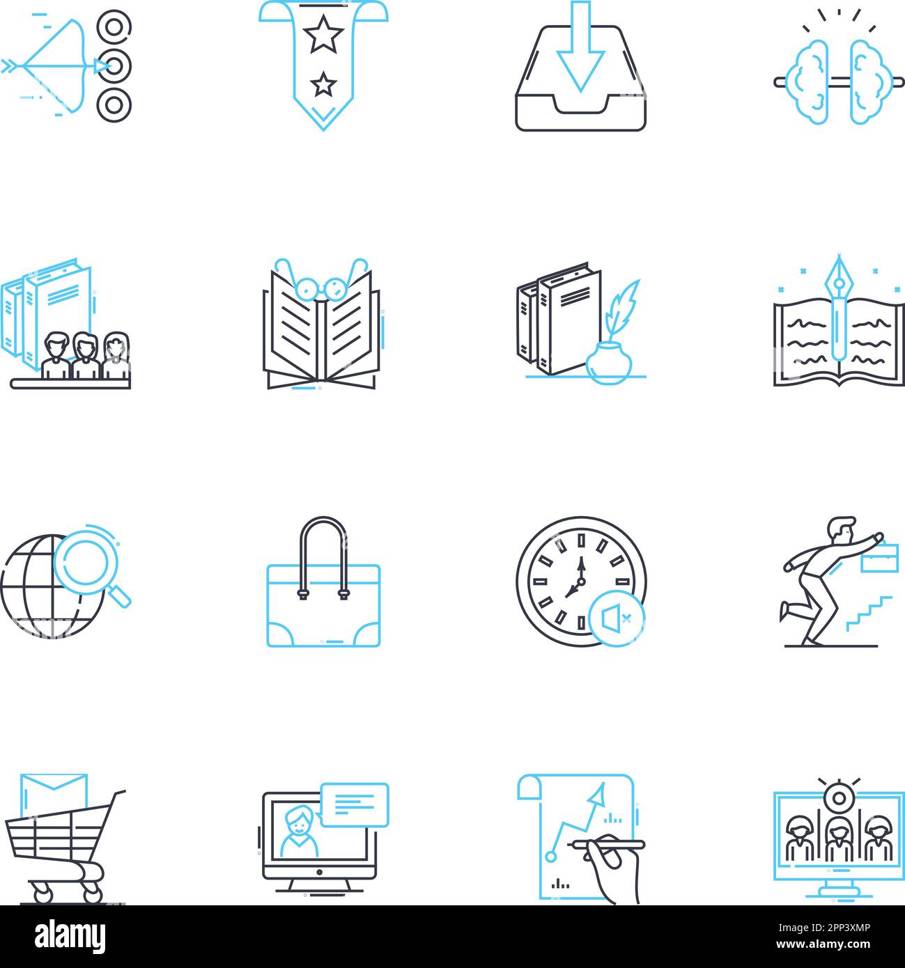 Inquiry plan linear icons set. Research, Investigation, Methodology ... Inquiry plan linear icons set. Research, Investigation, Methodology ...