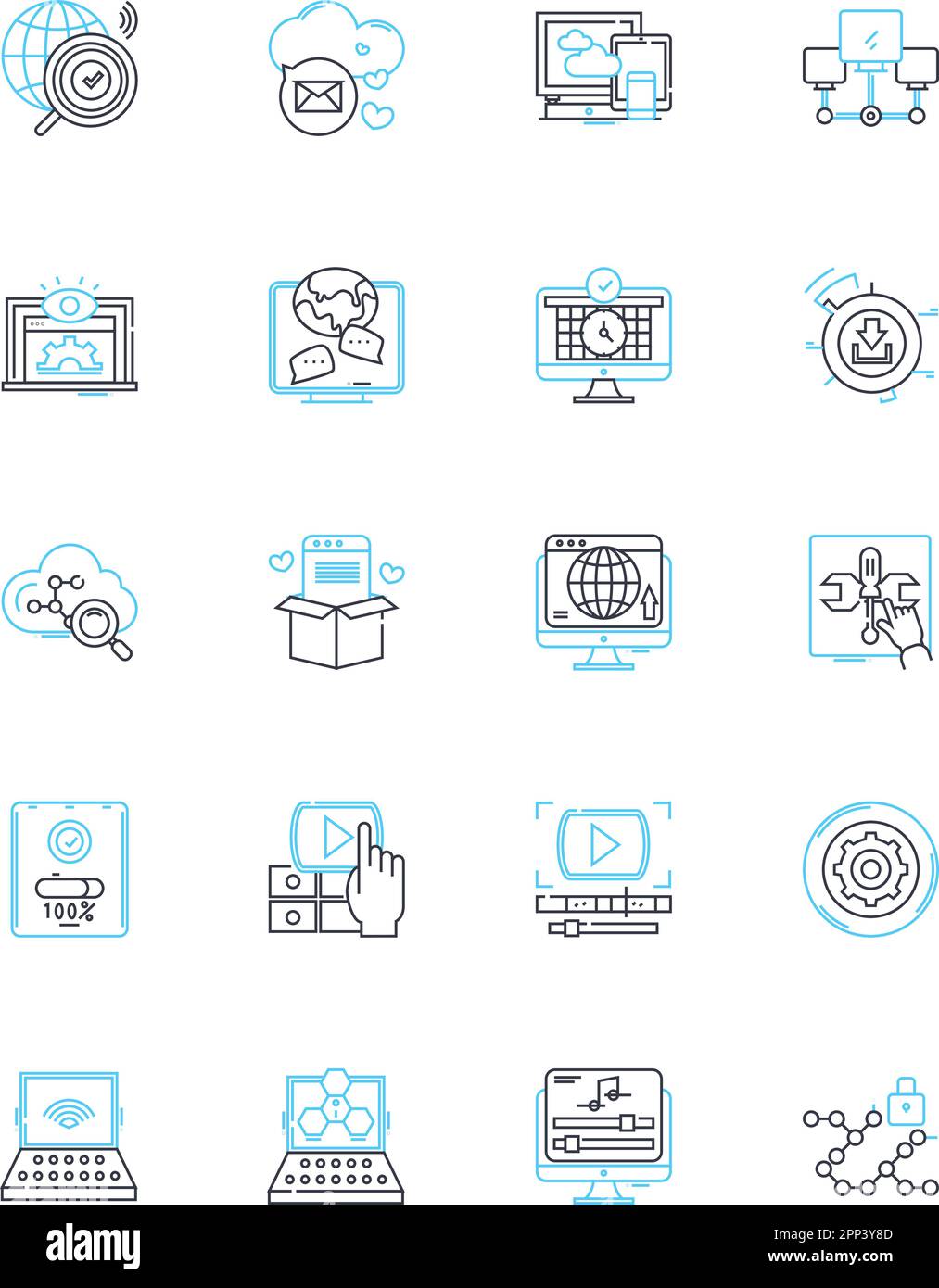 Digital connectedness Stock Vector Images - Alamy