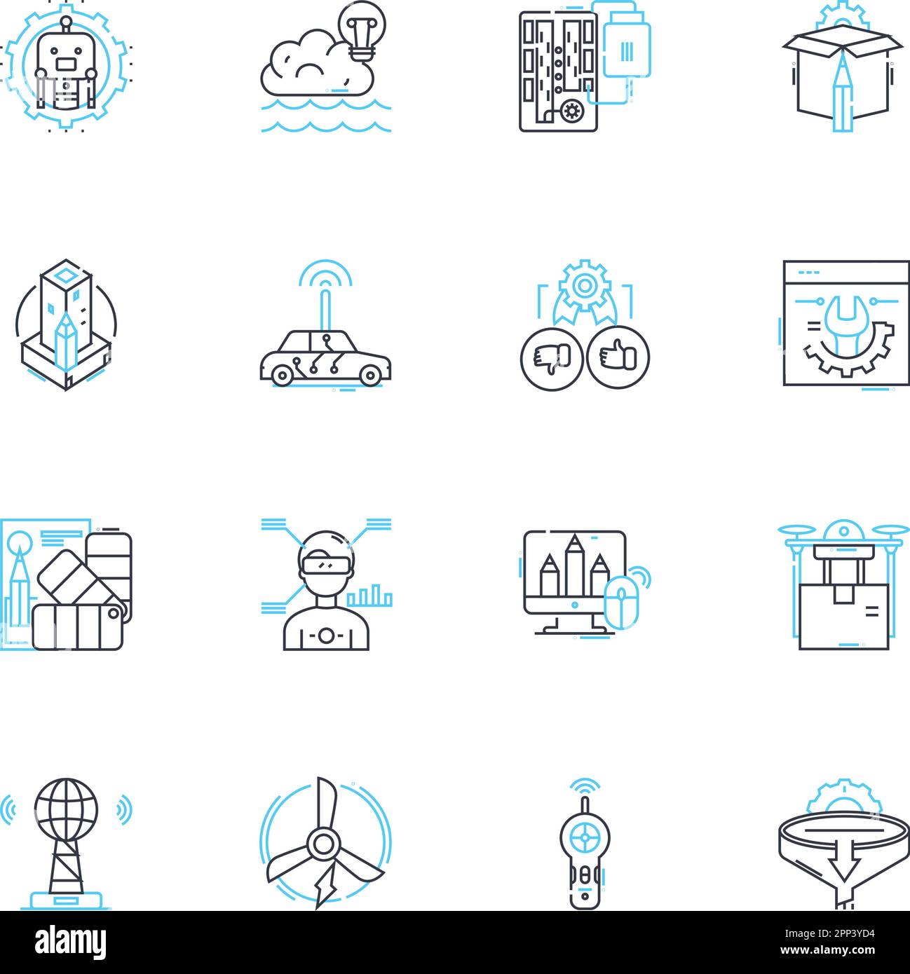 Sovereign beings linear icons set. Autonomy, Freedom, Sovereignty, Empowered, Self-sufficient ...