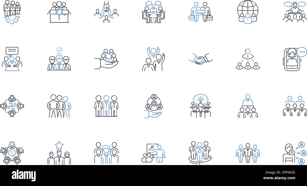 Harmony line icons collection. Balance, Unity, Accord, Synergy ...