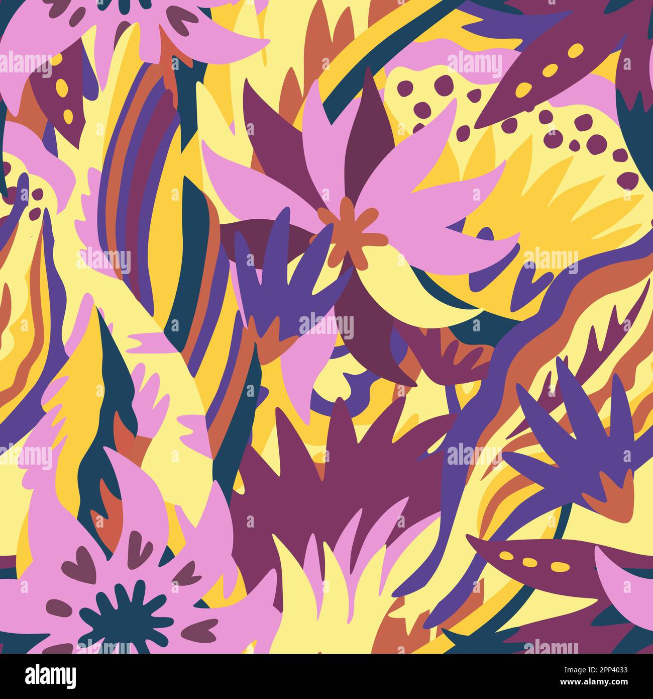 Colorful ornamental psychedelic pattern. Funky texture with colorful ...