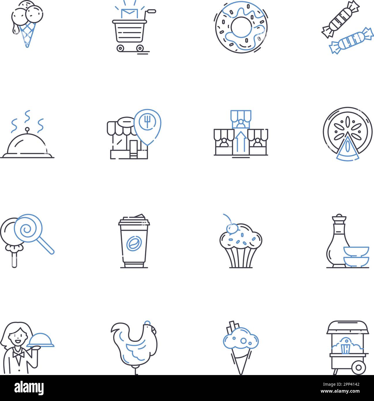 Fruit shop line icons collection. Juicy, Pomegranate, Tasty, Pineapple ...