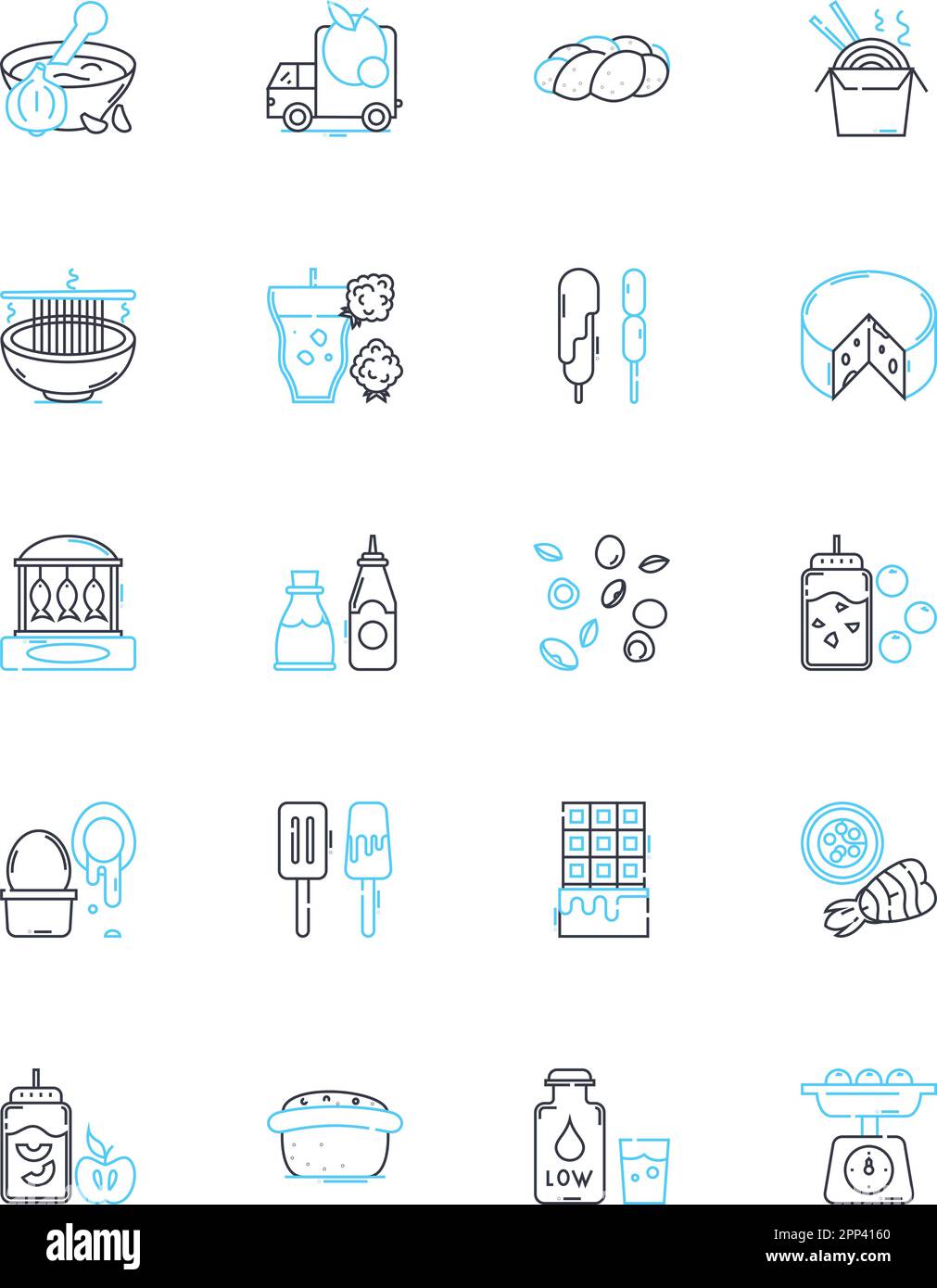 Fit body linear icons set. Strength, Fitness, Flexibility, T, Sculpted ...