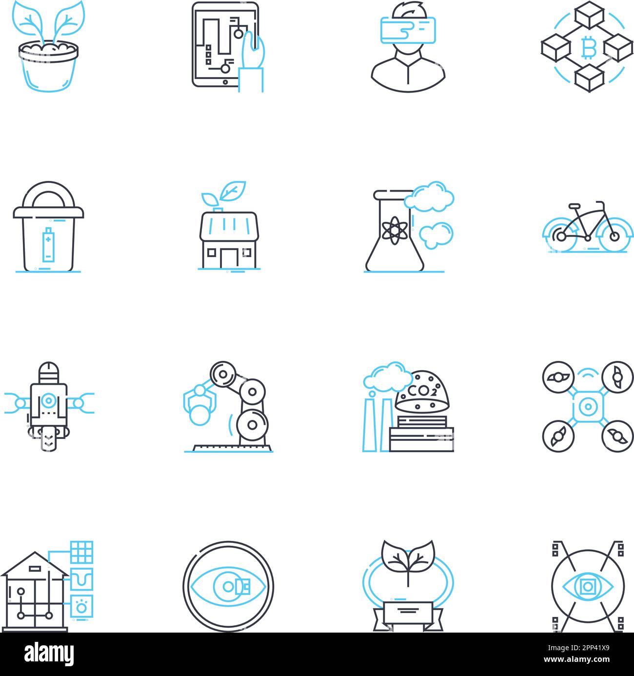 Foreign trade linear icons set. Globalization, Exports, Imports ... Foreign trade linear icons set. Globalization, Exports, Imports ...