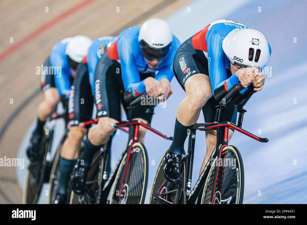 Ontario, Canada. 21st Apr 2023. Picture by Alex Whitehead/SWpix.com ...