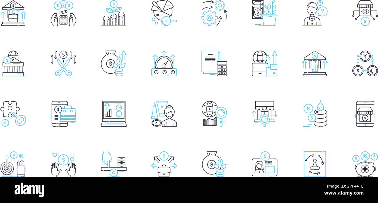 E-commerce linear icons set. Online, Marketplace, Retail, Shopping ...