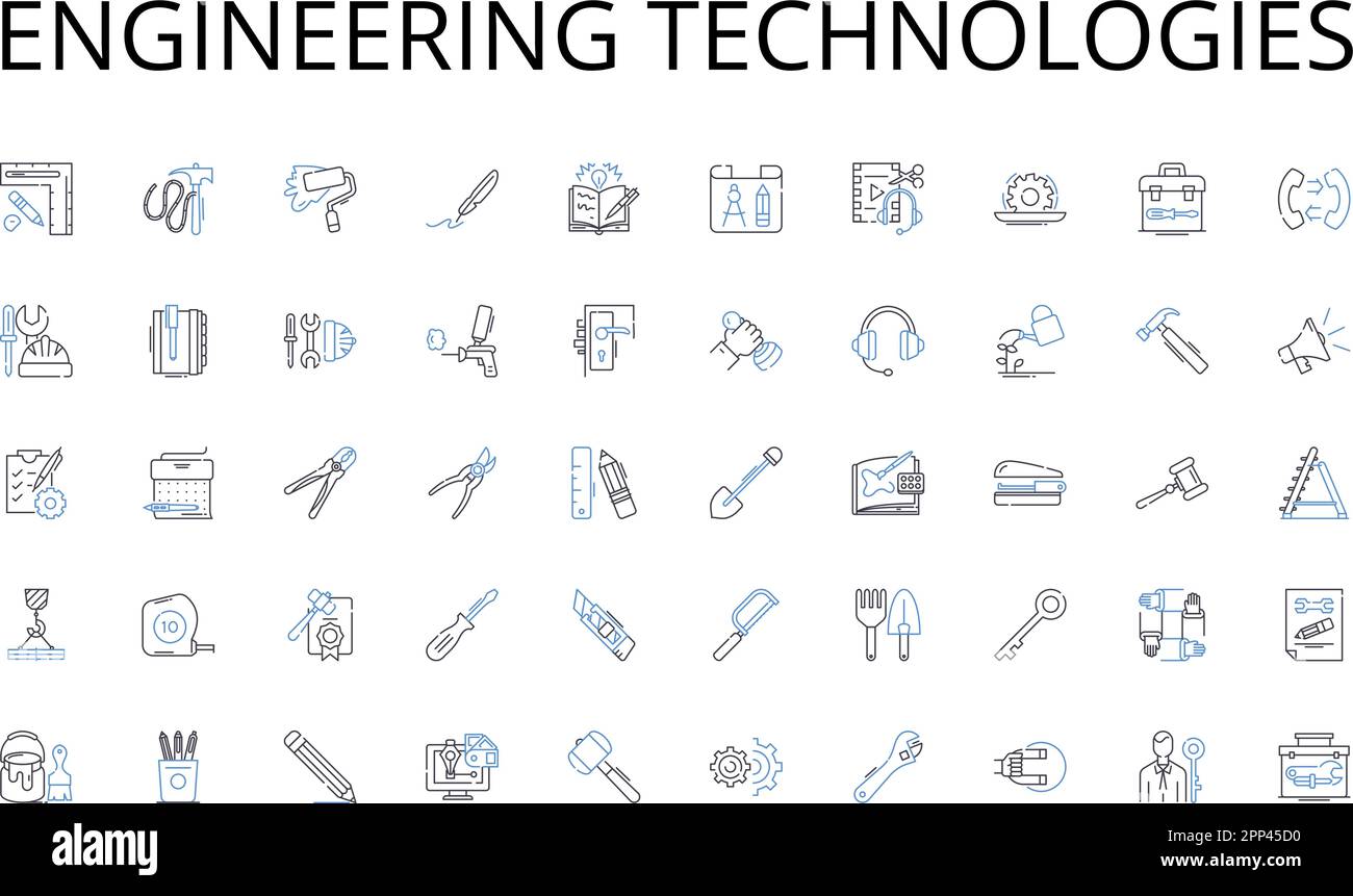 Engineering technologies line icons collection. Diversity, Equality ...