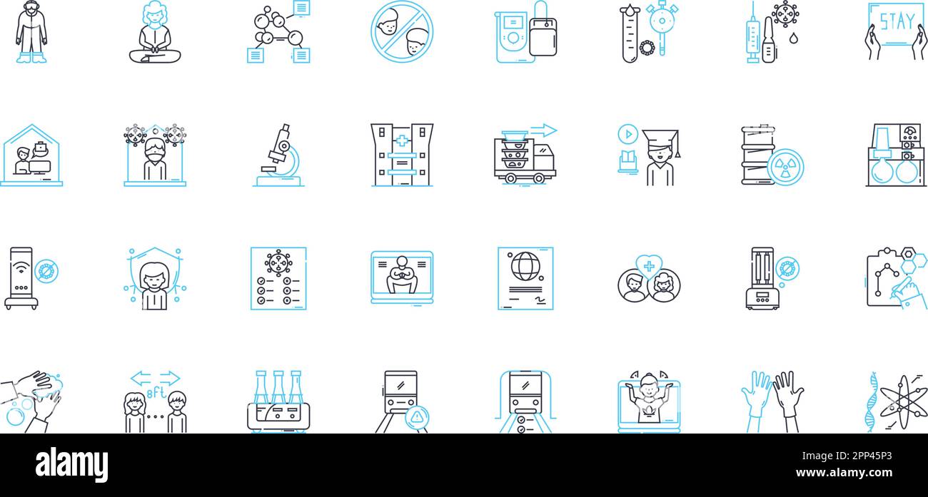 Germs linear icons set. Microbes, Bacteria, Virus, Pathogen, Infection ... Germs linear icons set. Microbes, Bacteria, Virus, Pathogen, Infection ...