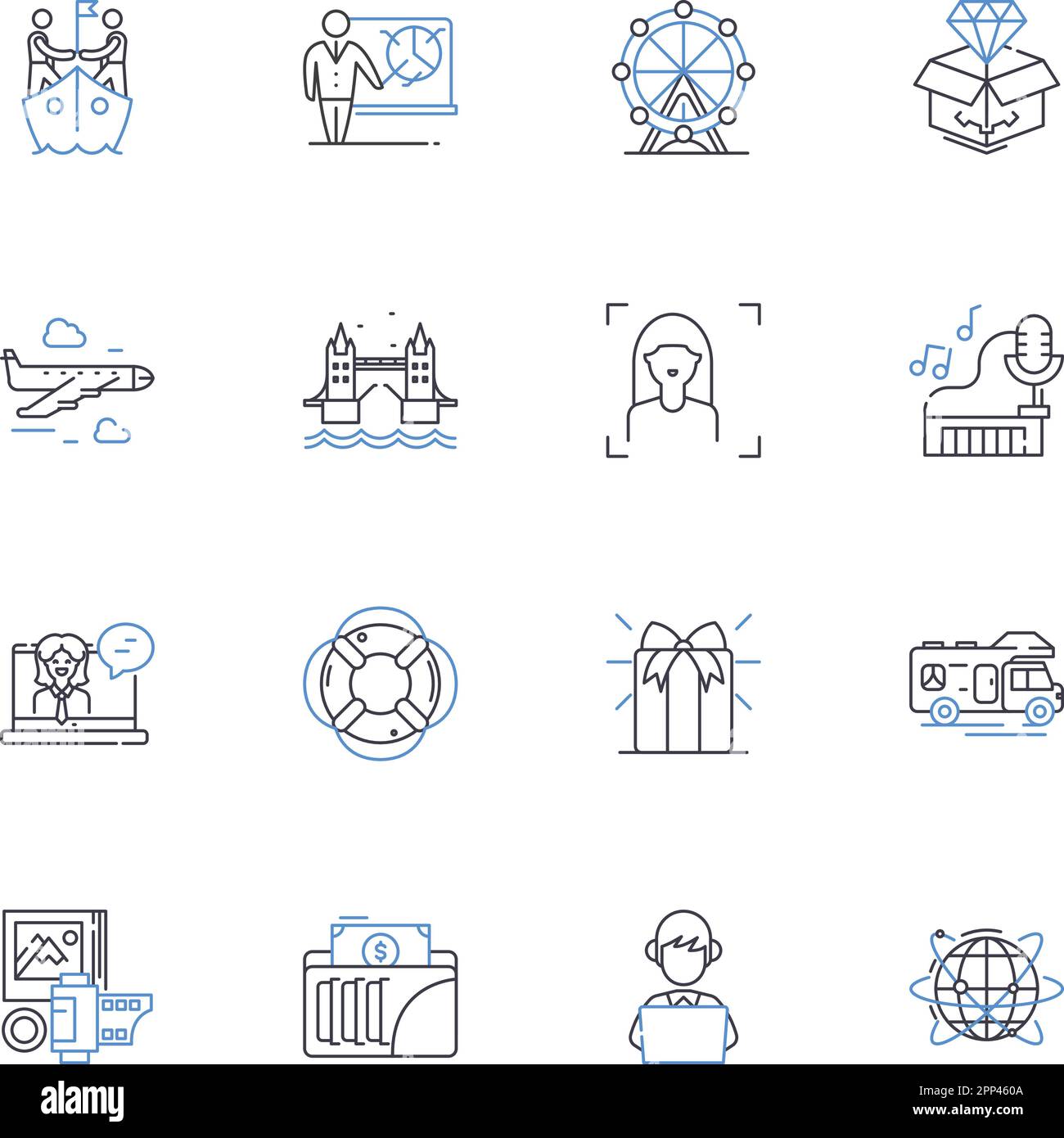 Safari saver line icons collection. Wildlife, Adventure, Conservation ...