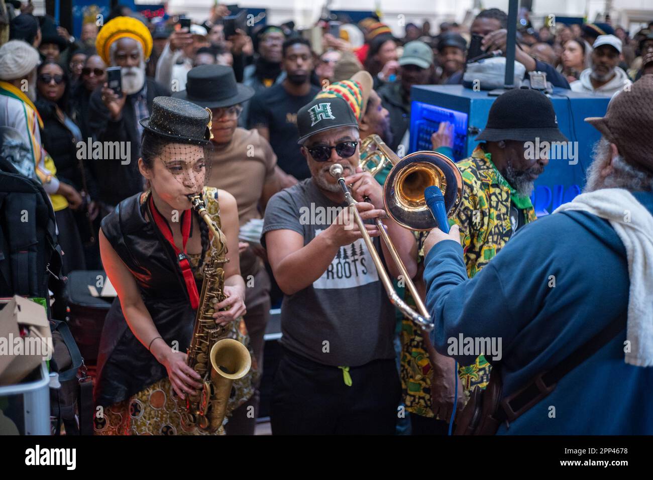 The ‘Nine night’ ritual was held at Goldsmith College for Jah Shaka who ...