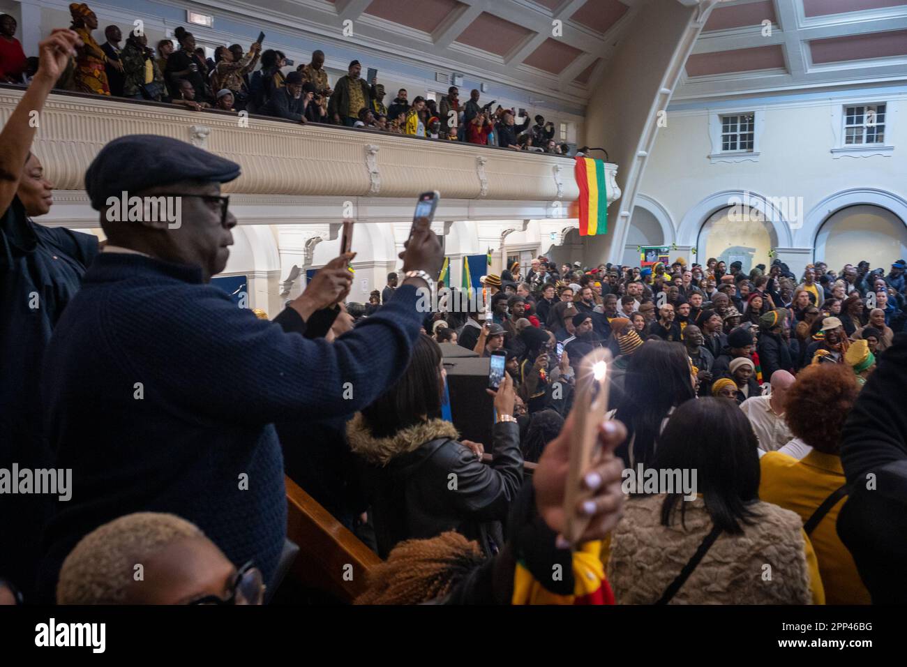 The ‘Nine night’ ritual was held at Goldsmith College for Jah Shaka who ...