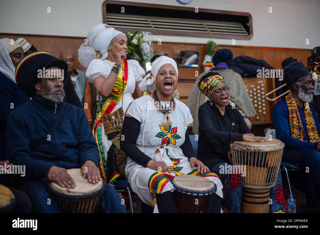 The ‘Nine night’ ritual was held at Goldsmith College for Jah Shaka who ...