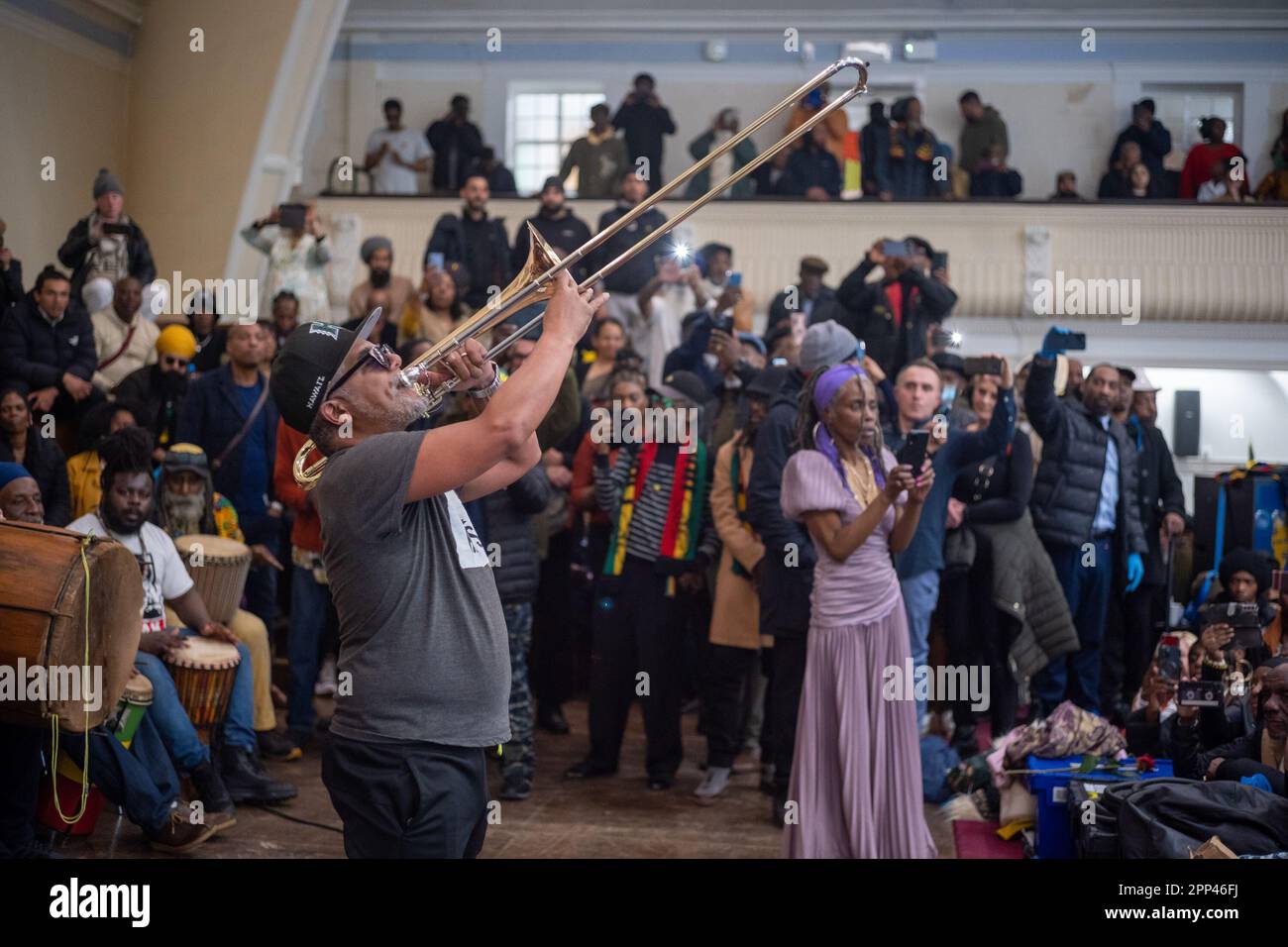 The ‘Nine night’ ritual was held at Goldsmith College for Jah Shaka who ...