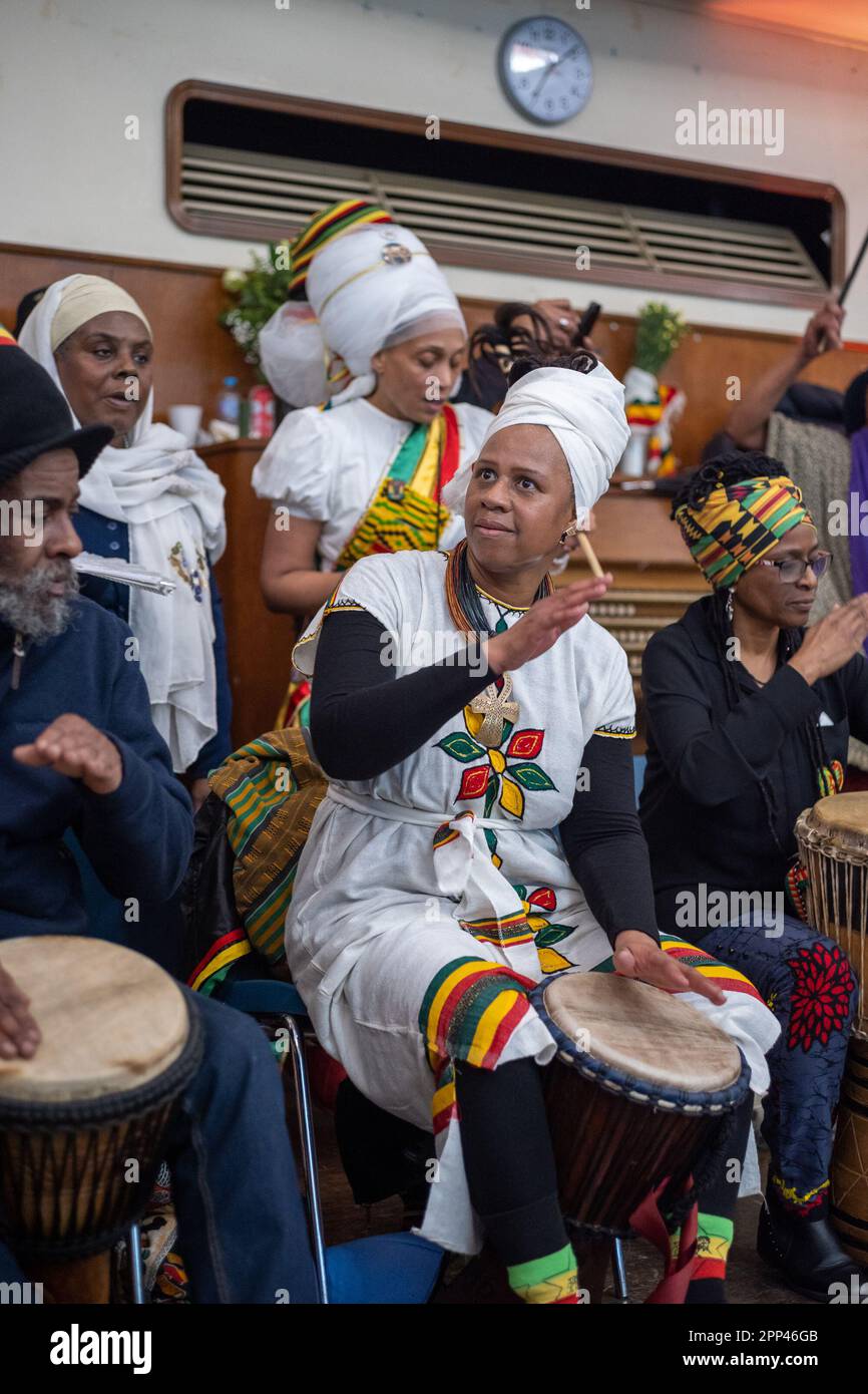 The ‘Nine night’ ritual was held at Goldsmith College for Jah Shaka who ...