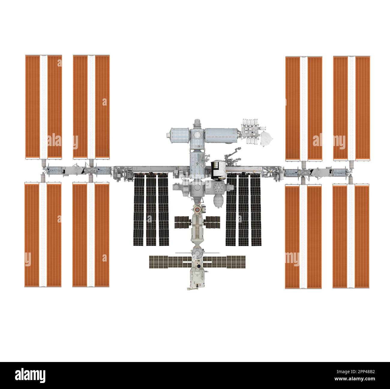 International Space Station Isolated Stock Photo - Alamy