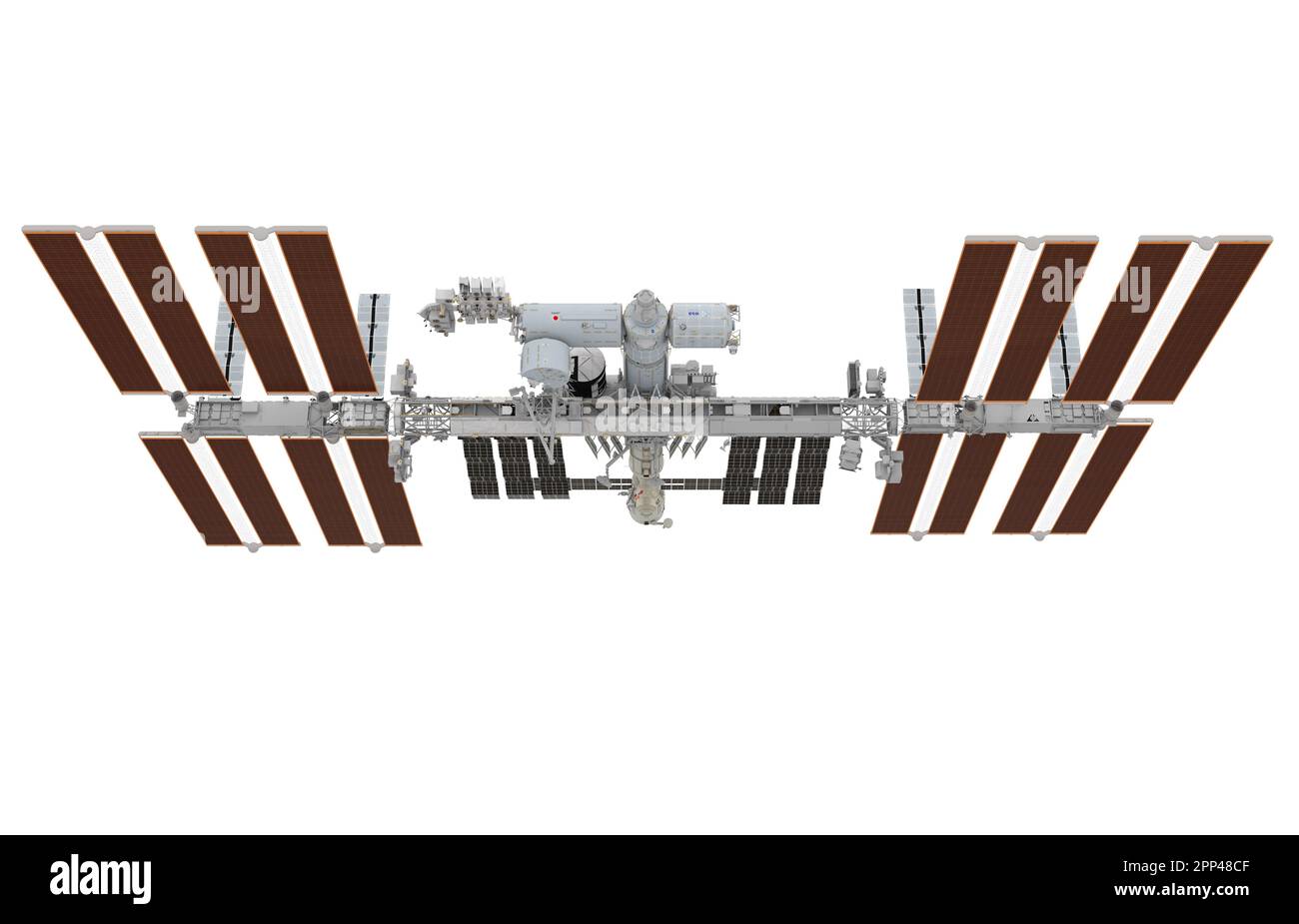 International Space Station Isolated Stock Photo - Alamy