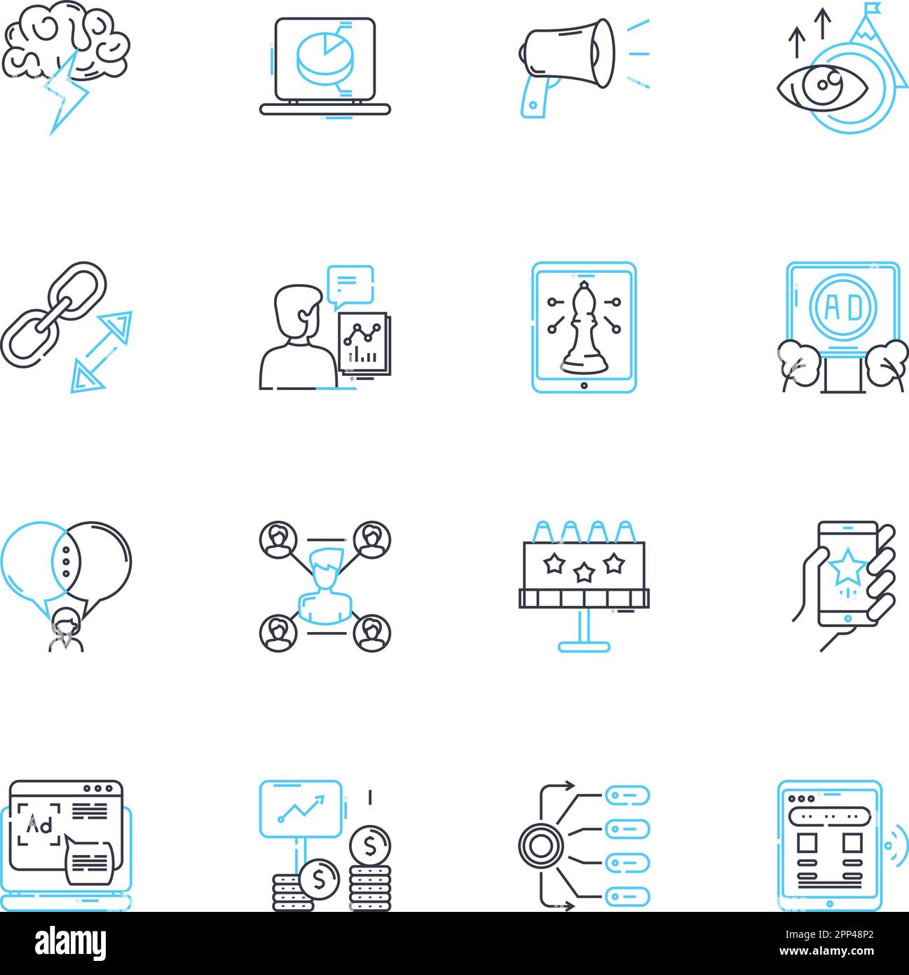 Market research linear icons set. Demographics, Analytics, Survey ... Market research linear icons set. Demographics, Analytics, Survey ...