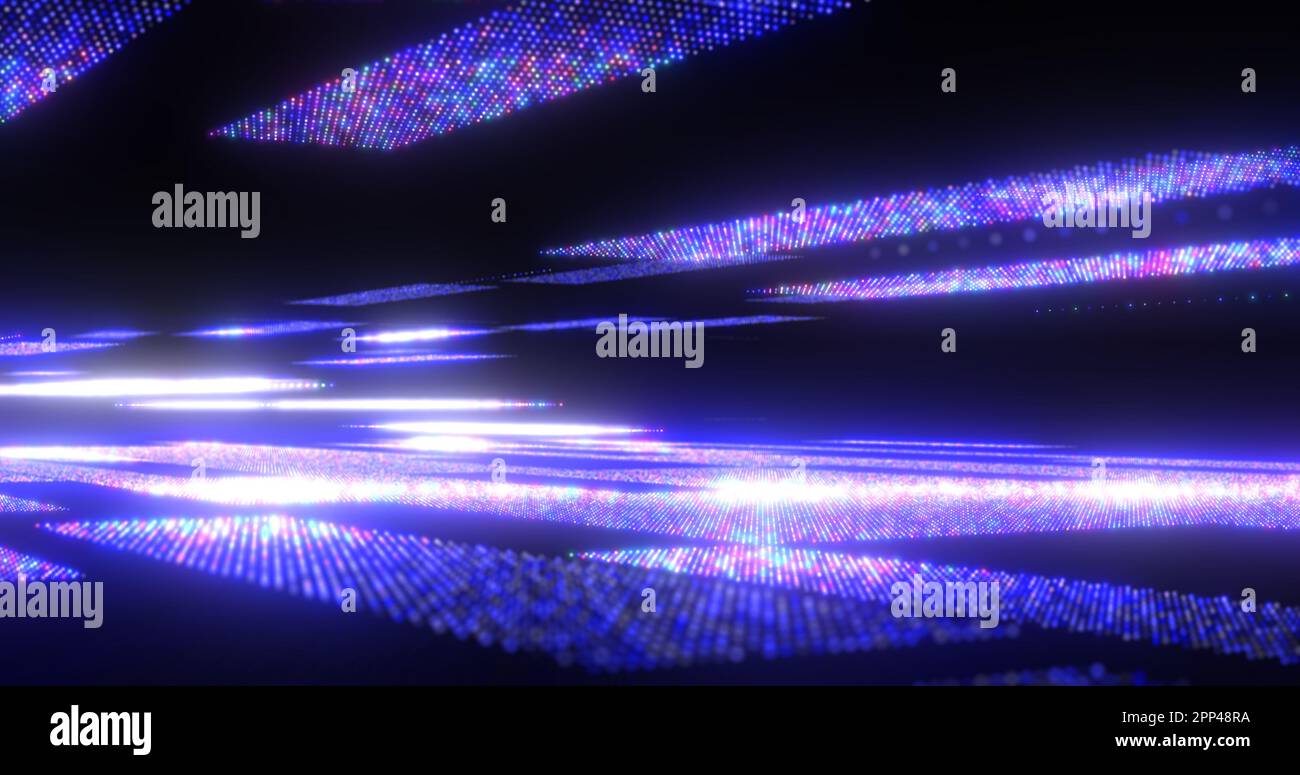 Abstract background blue from futuristic hi-tech rectangles of pixel ...