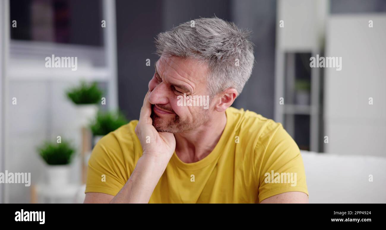 Sore Tooth And Decay. Man Dental Health. Teeth And Mouth Stock Photo ...