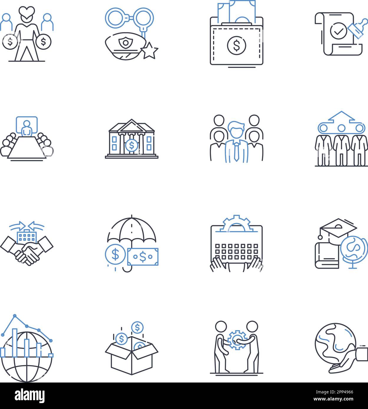 Content design line icons collection. Strategy, Messaging, Clarity ...