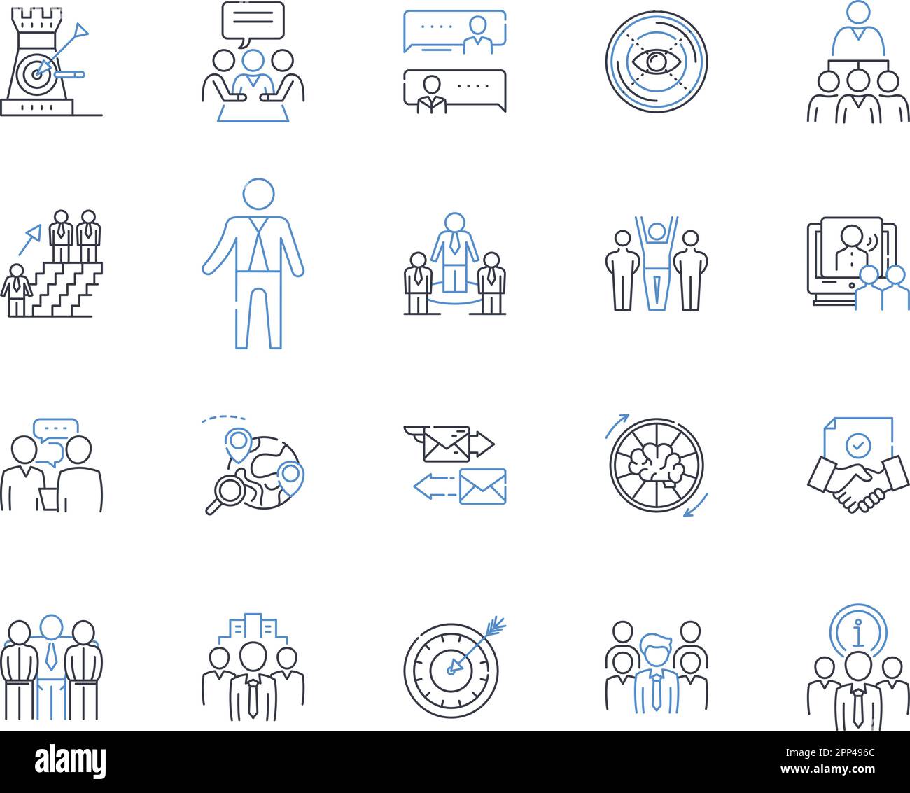 Sales Director line icons collection. Leadership, Strategy, Revenue ...
