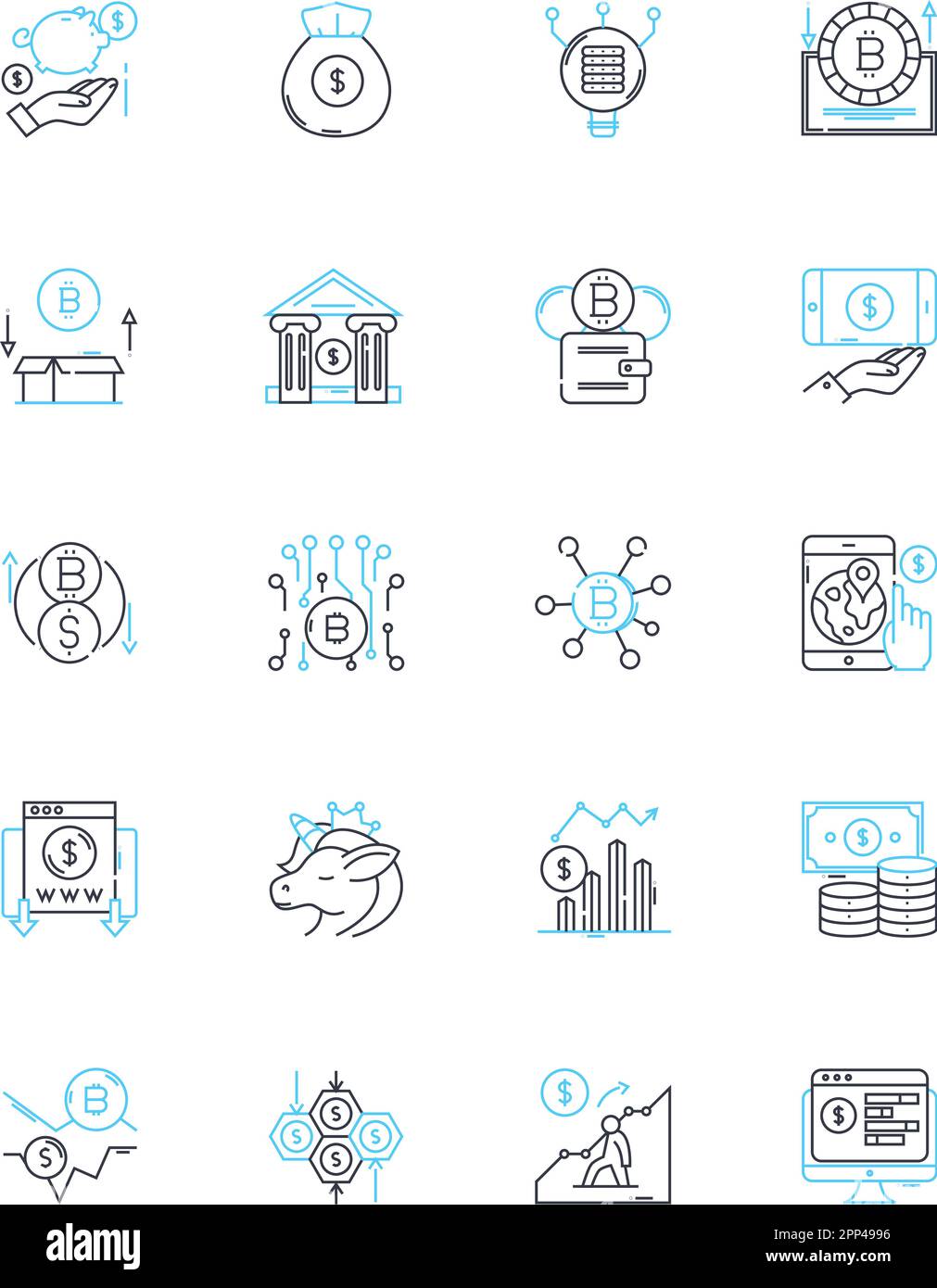 Political strategies linear icons set. Lobbying, Campaigning ...