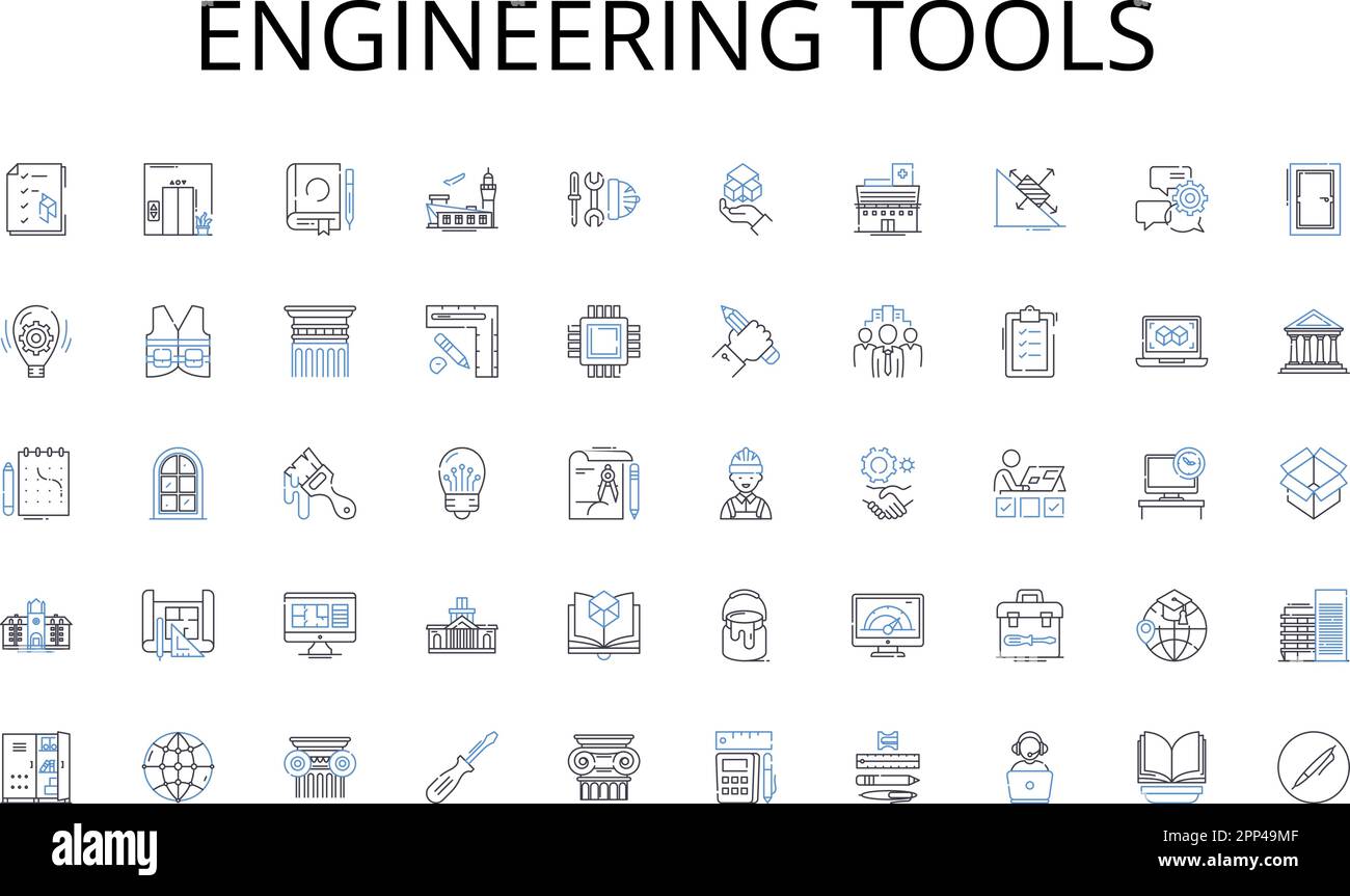 Engineering tools line icons collection. Collaboration, Loyalty ...