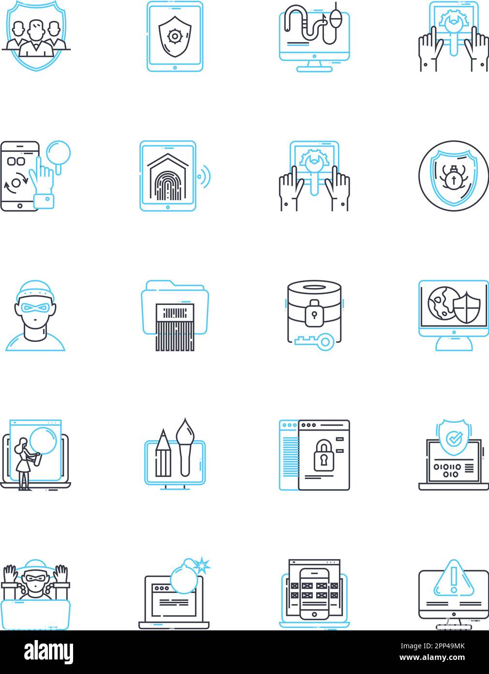 Technical security measures Stock Vector Images - Alamy