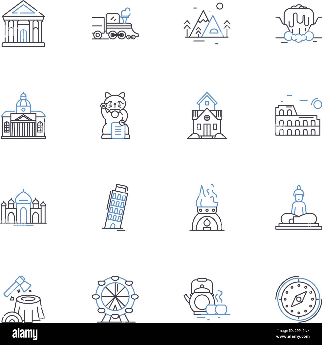 Memoirs line icons collection. Autobiography, Reminiscence, Life story ...