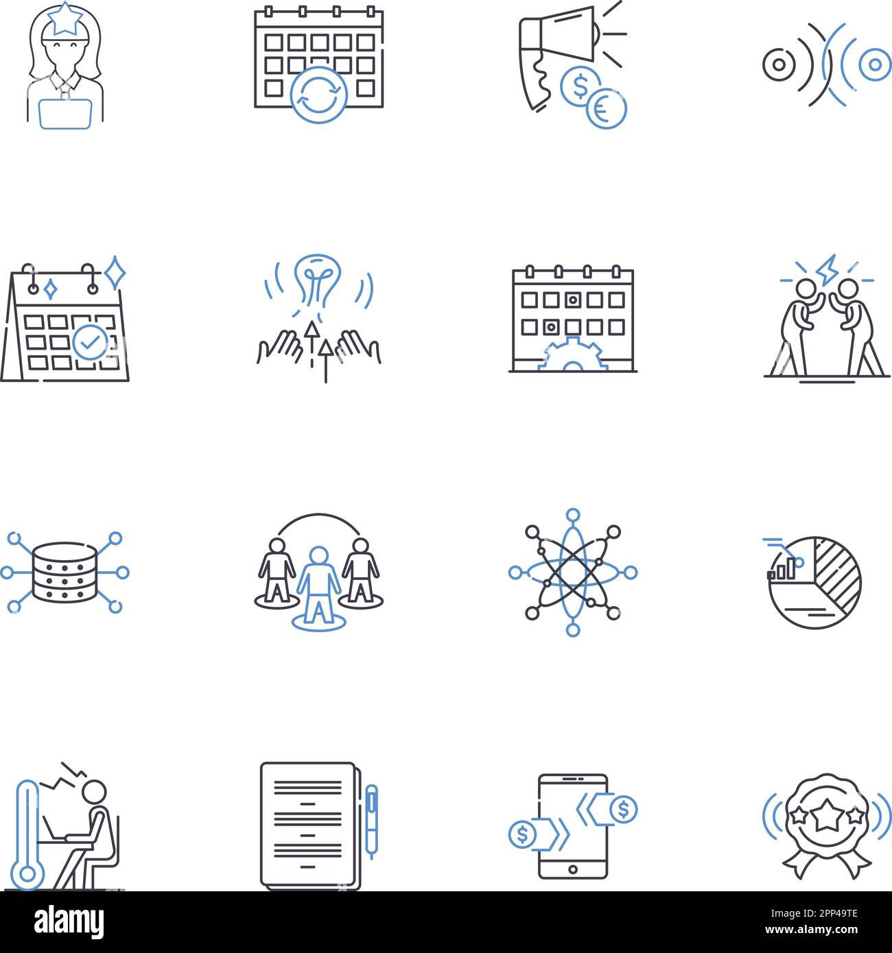 Supportive connection line icons collection. Empathy, Understanding ... Supportive connection line icons collection. Empathy, Understanding ...