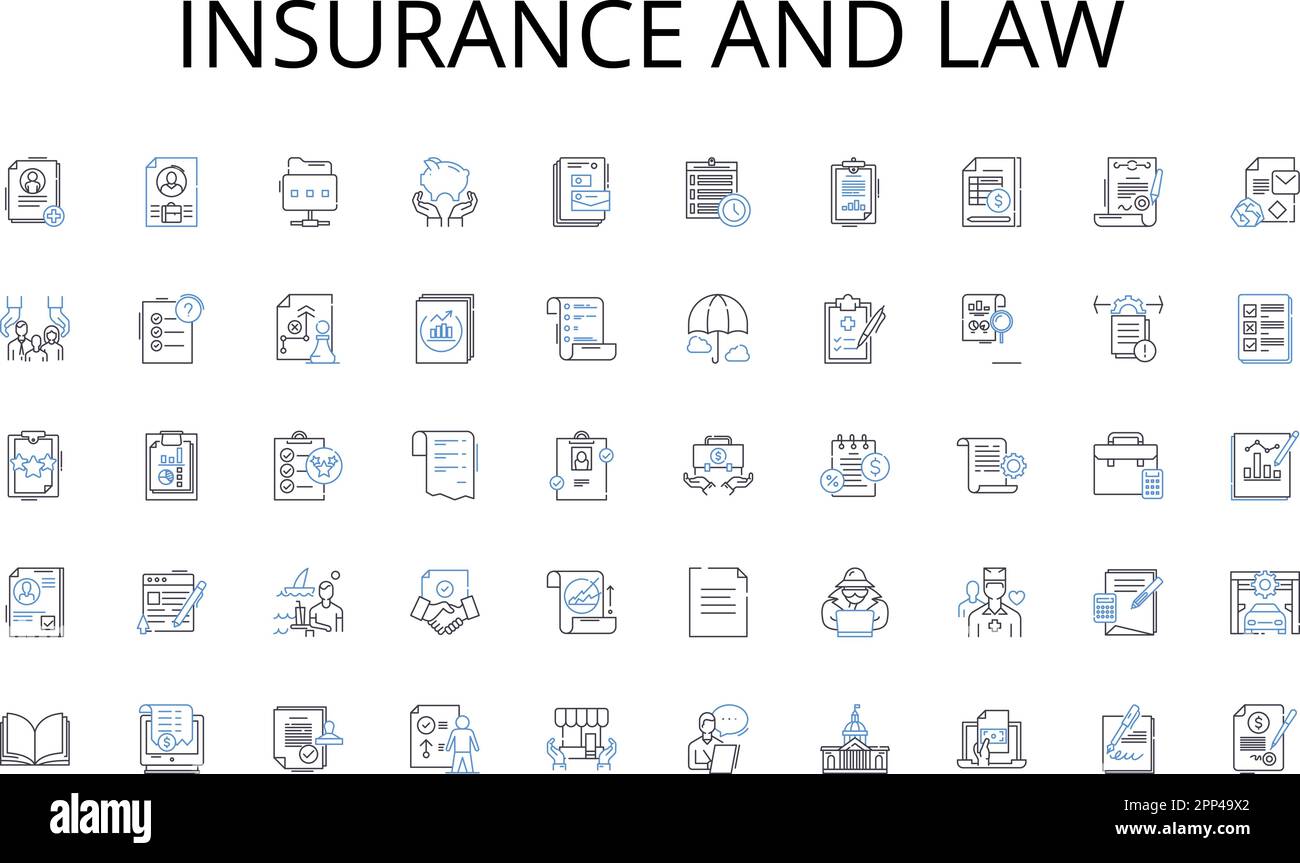 Insurance and law line icons collection. Partnership, Alliance ... Insurance and law line icons collection. Partnership, Alliance ...