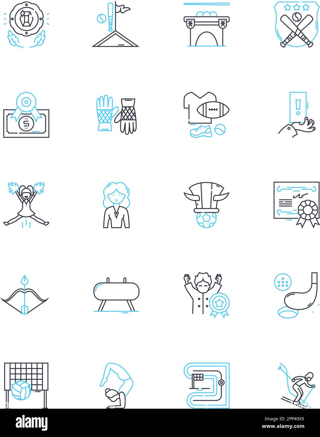 Master linear icons set. Expert, Guru, Instructor, Trainer, Mentor ...
