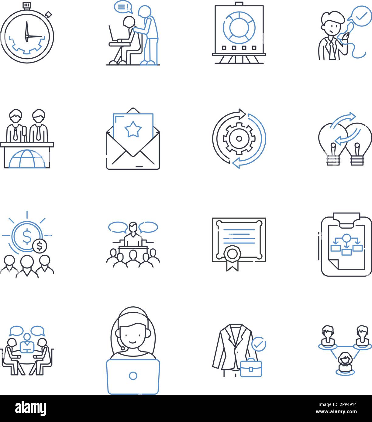 Professional conduct line icons collection. Integrity, Hsty, Ethical ...